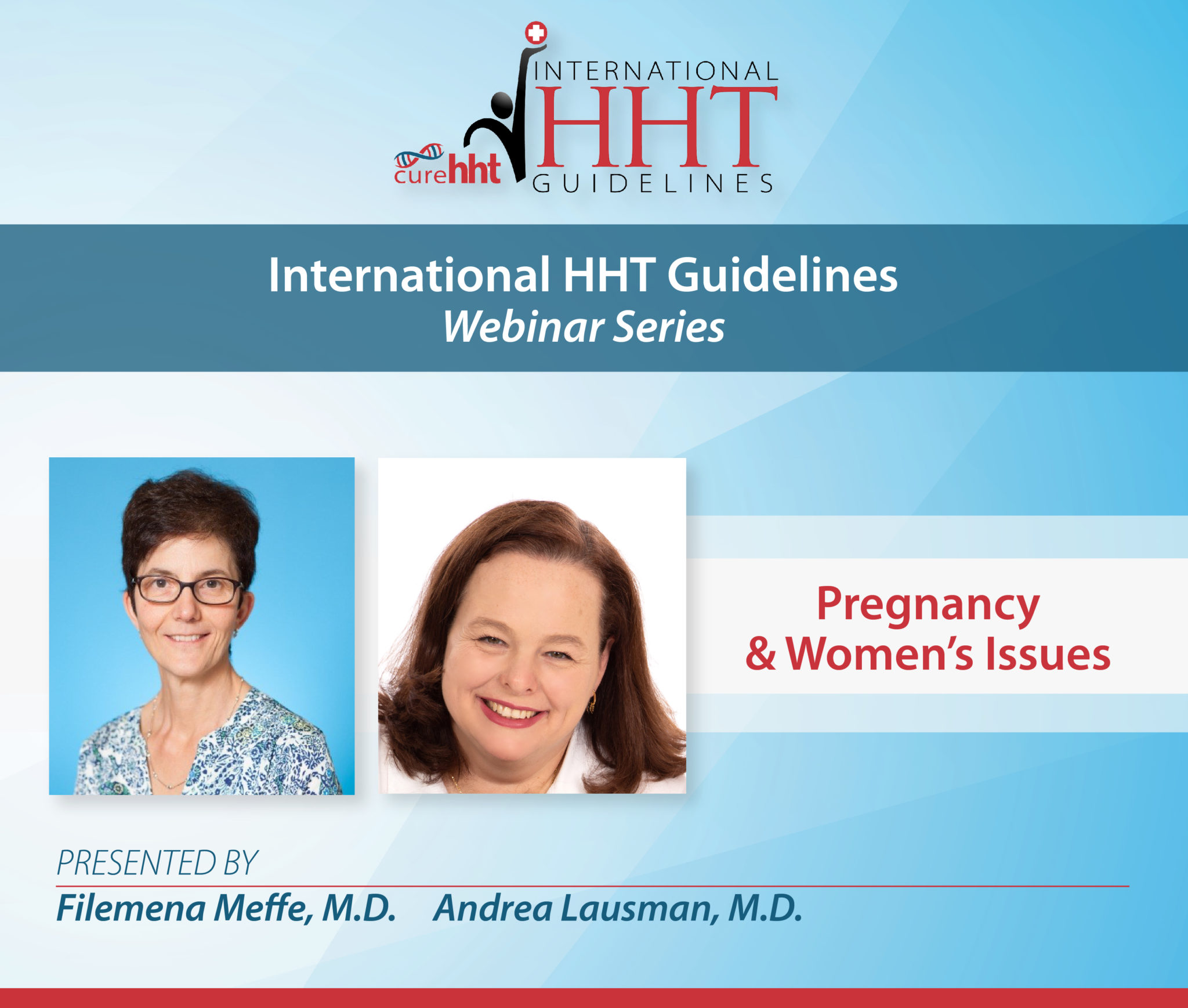 International HHT Guidelines: Pregnancy and Women's Issues (Recorded ...