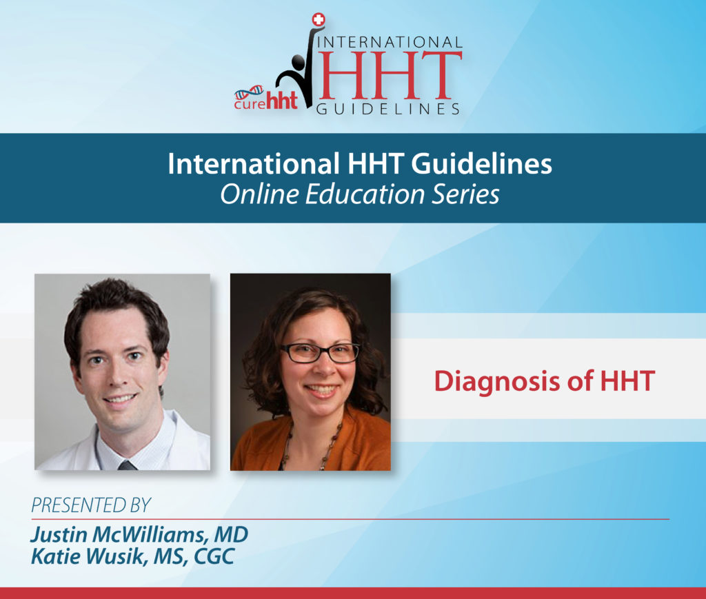 International HHT Guidelines: Diagnosis - CureHHT