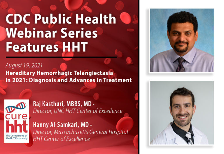 CDC Features HHT in Popular Webinar Series - CureHHT
