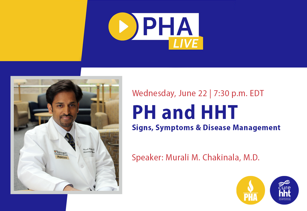 PH and HHT: Signs, Symptoms and Disease Management (Recorded) - CureHHT