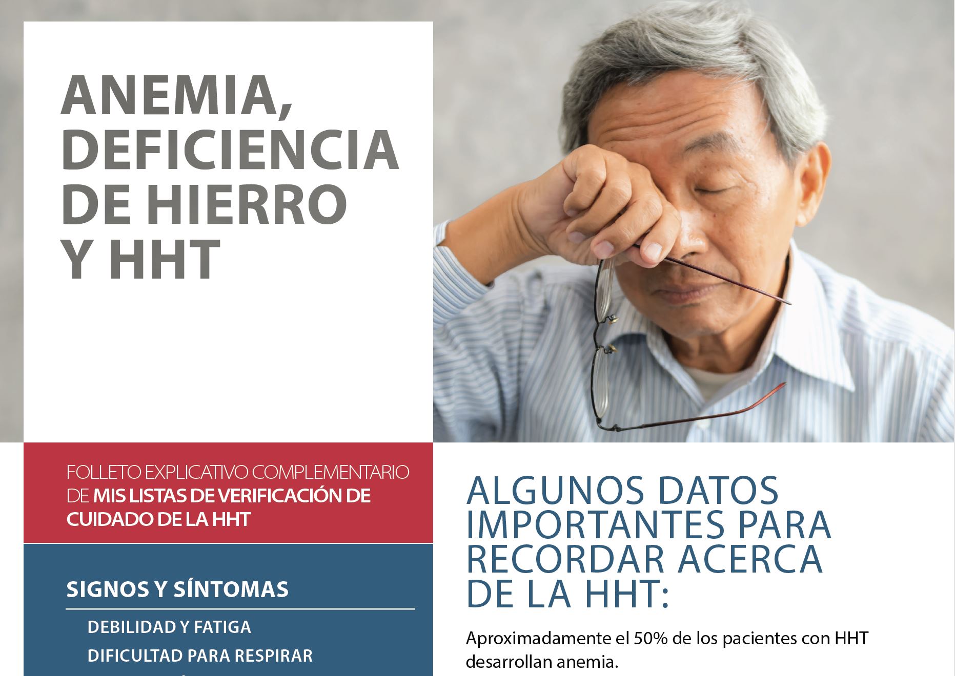 Anemia, Deficiencia de Hierro y HHT - CureHHT